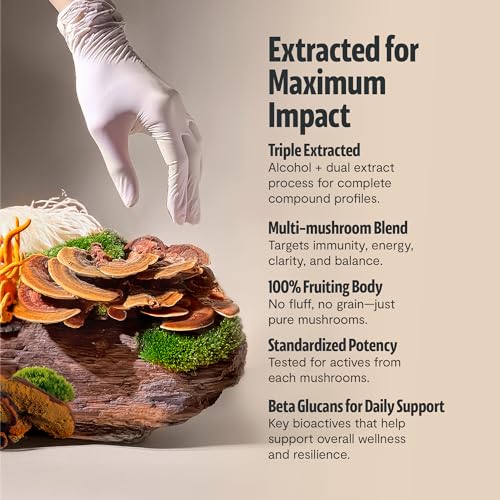 natural energy boost mushroom capsules