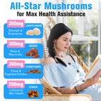 natural energy boost mushroom capsules