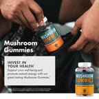 Natural energy boost mushroom gummies