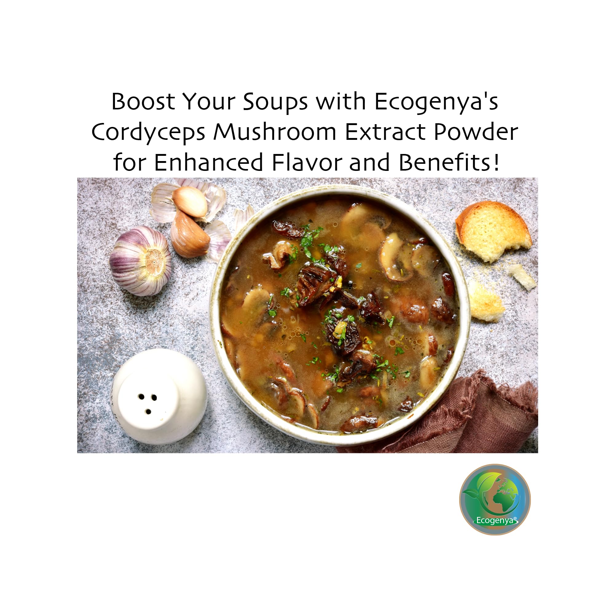 Natural energy boost mushrooms