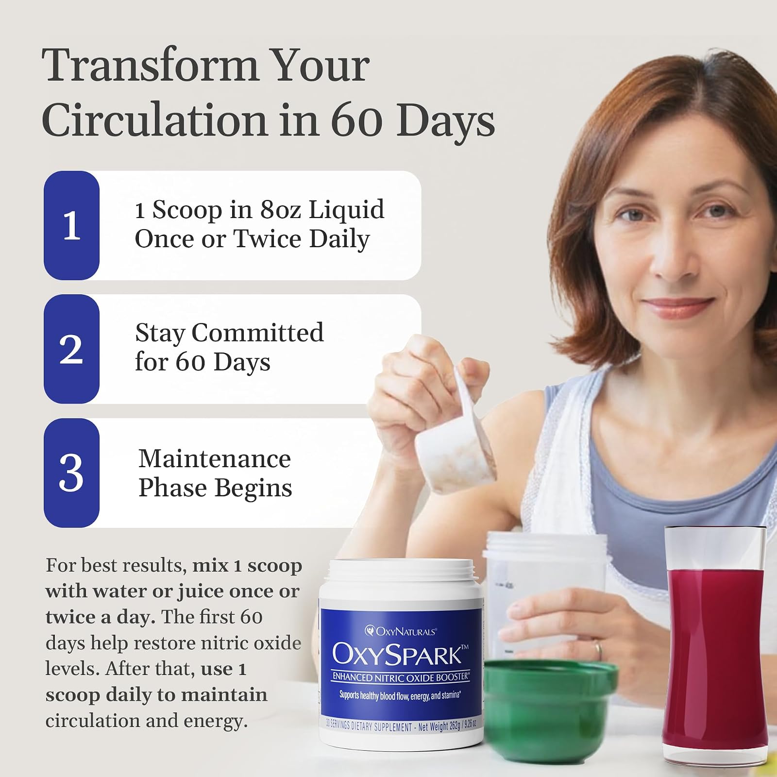 natural energy boost nitric oxide powder