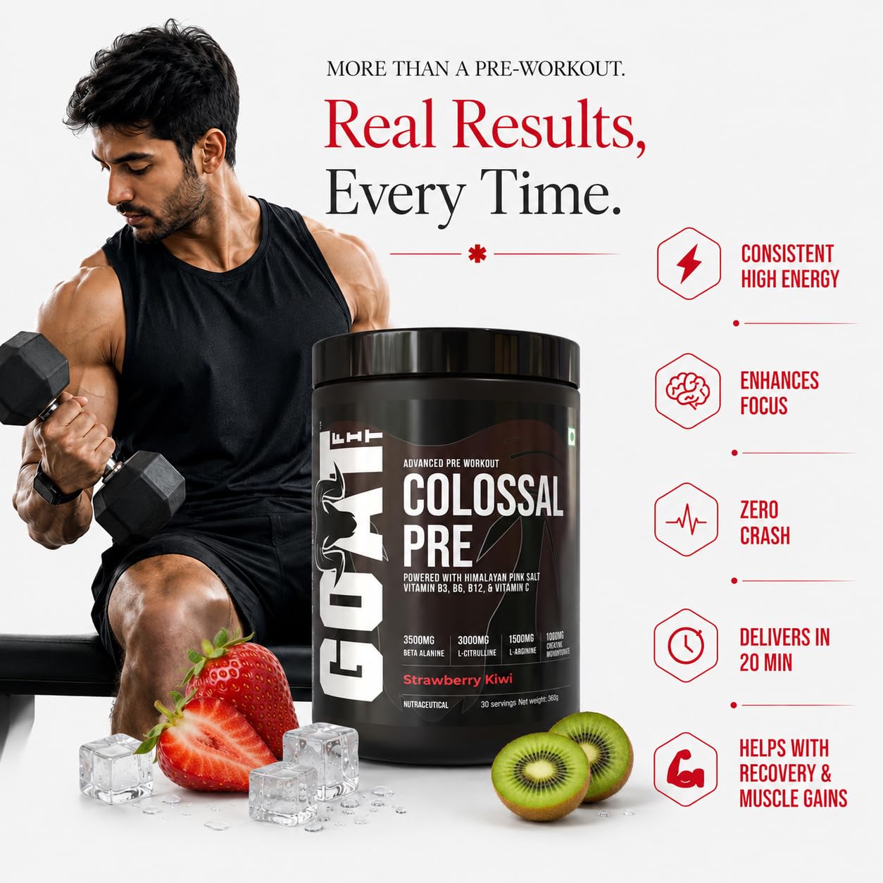 natural energy boost pre workout powder