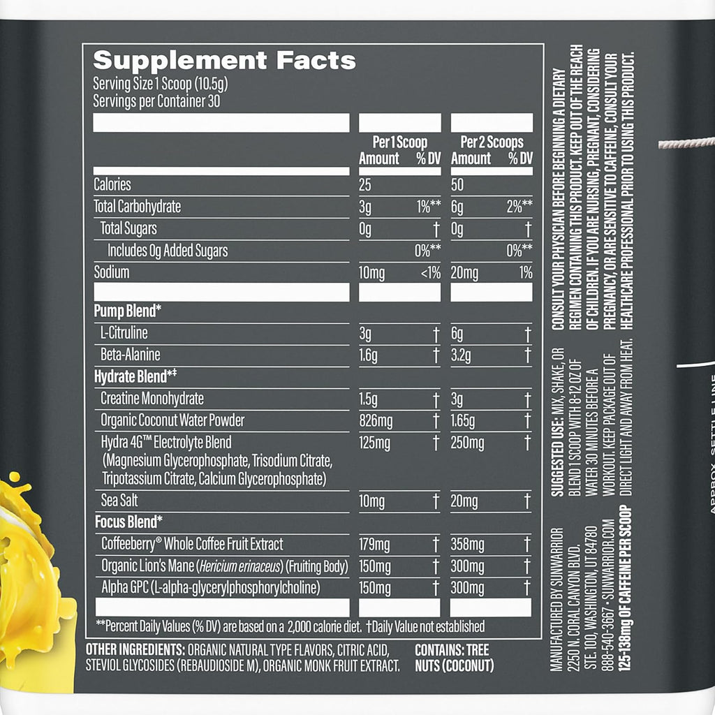 natural energy boost pre-workout supplement