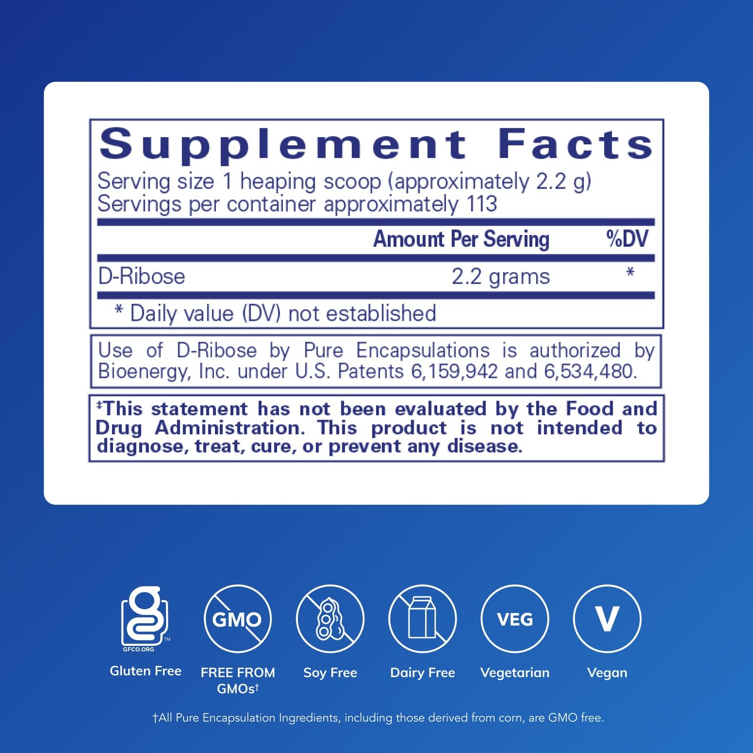 natural energy boost ribose supplement