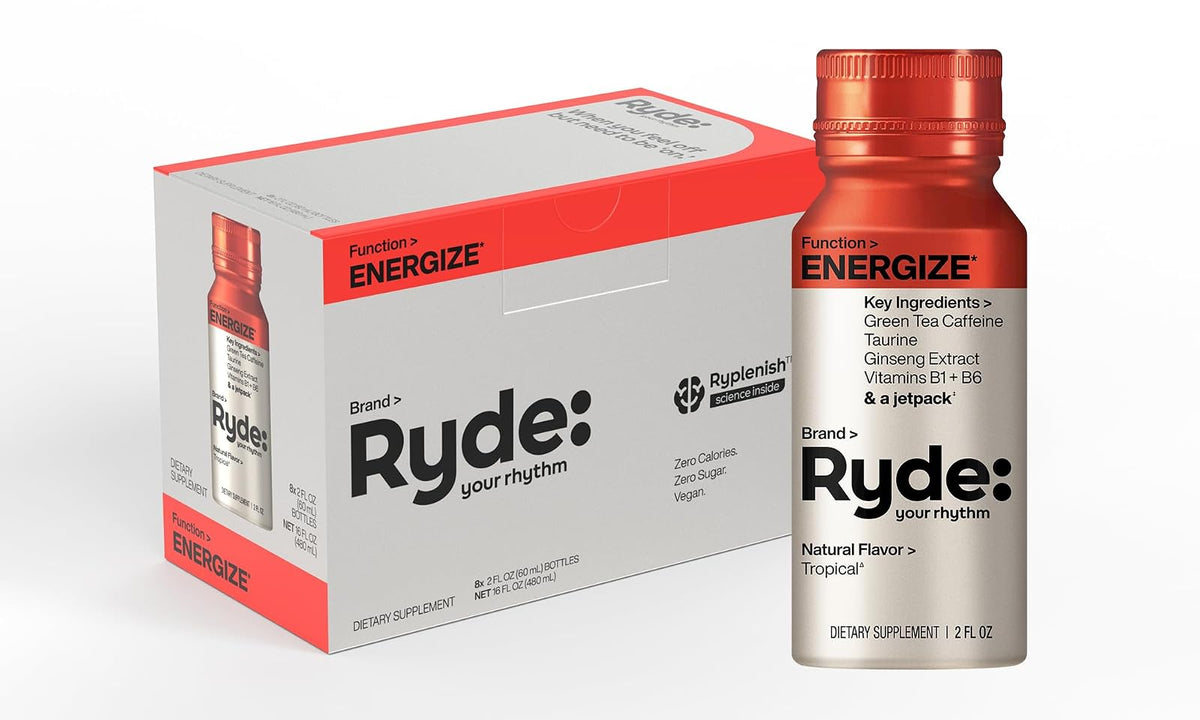 natural energy boost RYDE shot