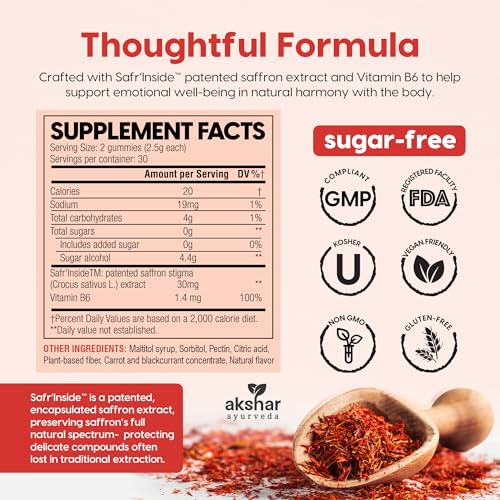 natural energy boost saffron gummies