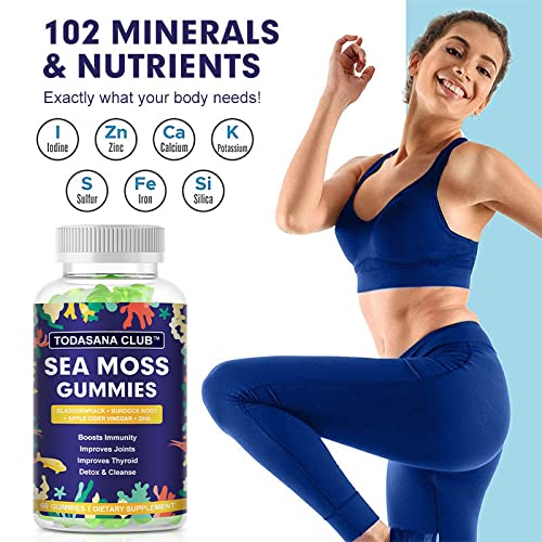 Natural energy boost sea moss gummies