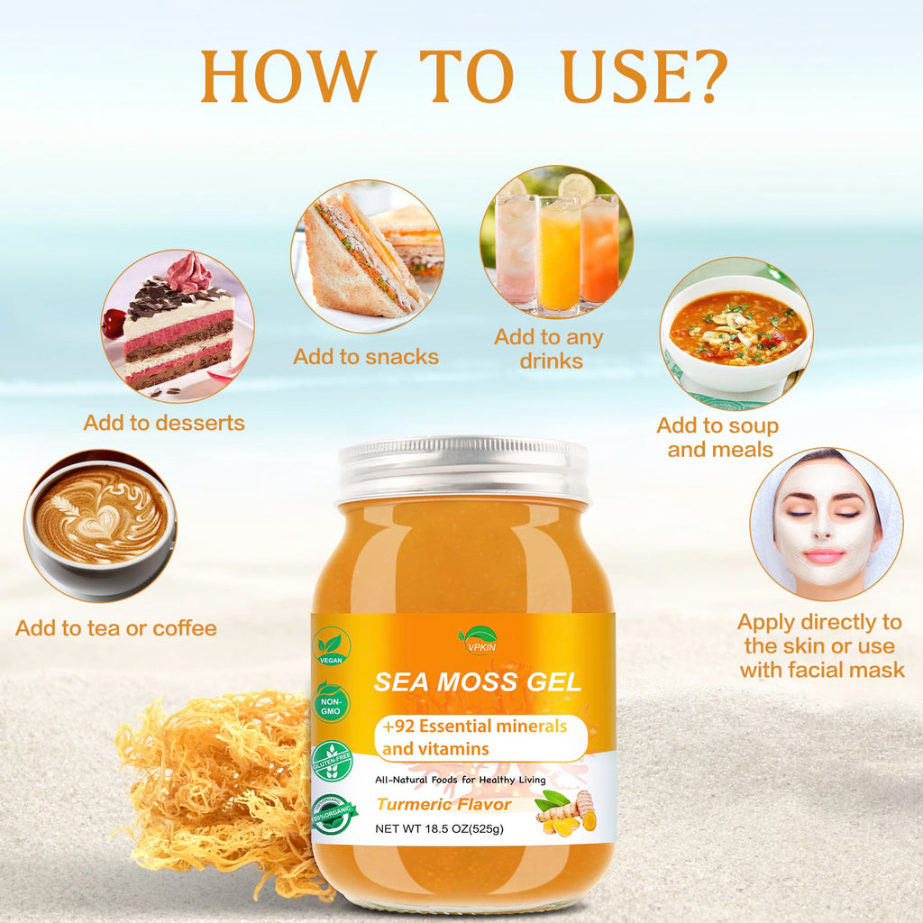 Natural energy boost sea moss