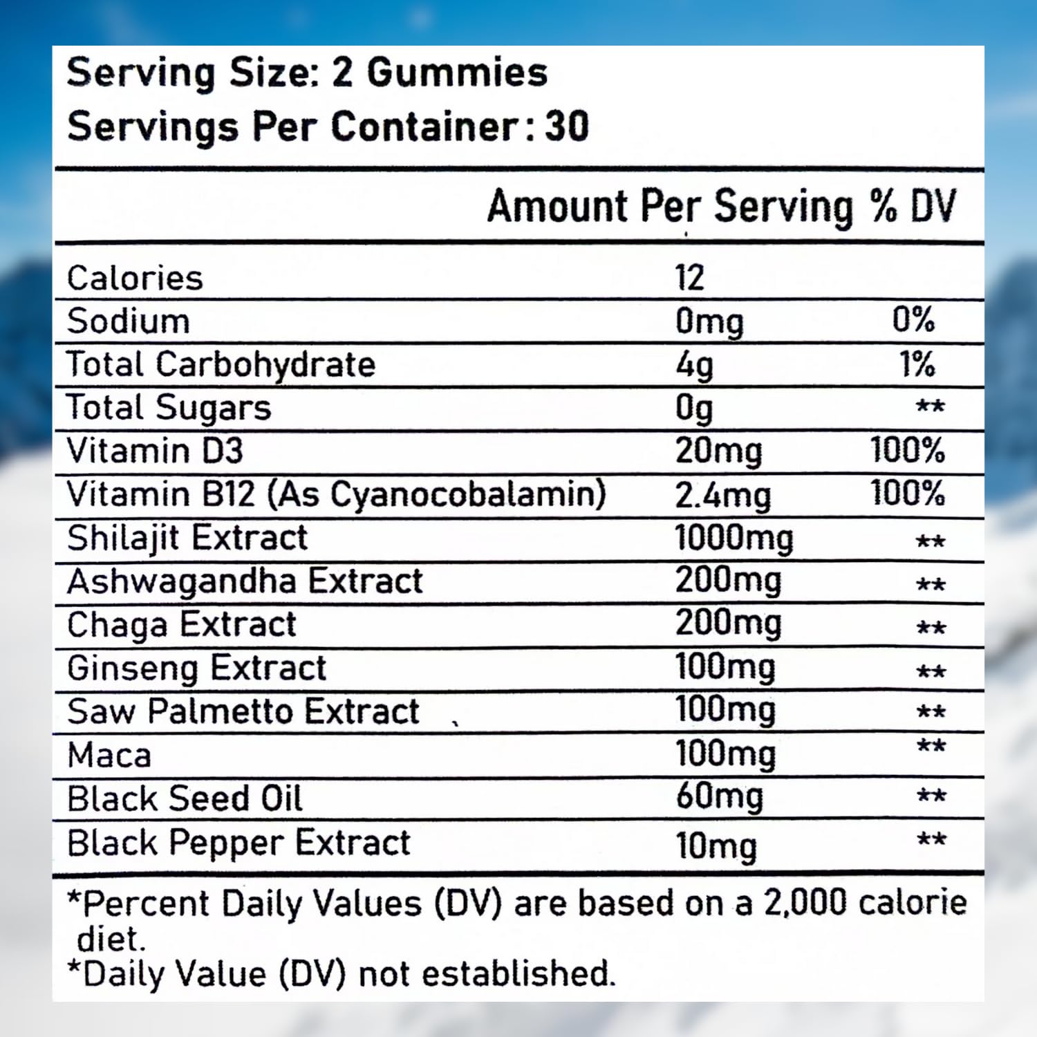 natural energy boost shilajit resin