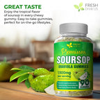 Natural energy boost soursop gummies