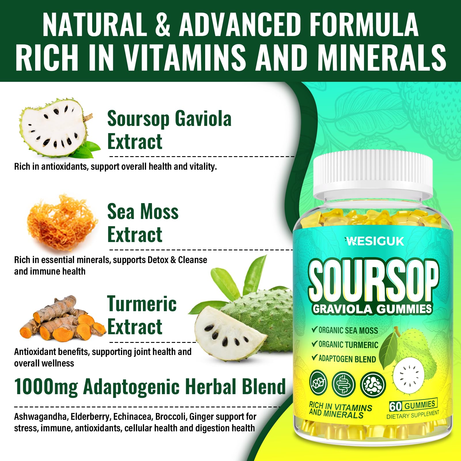 natural energy boost soursop gummies