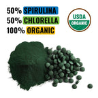 natural energy boost spirulina & chlorella