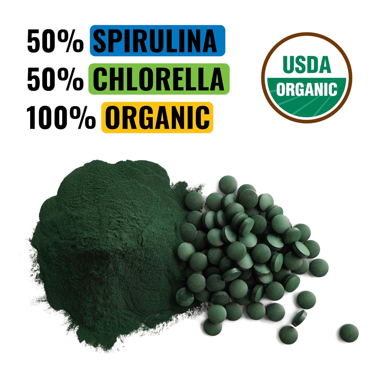 natural energy boost spirulina & chlorella
