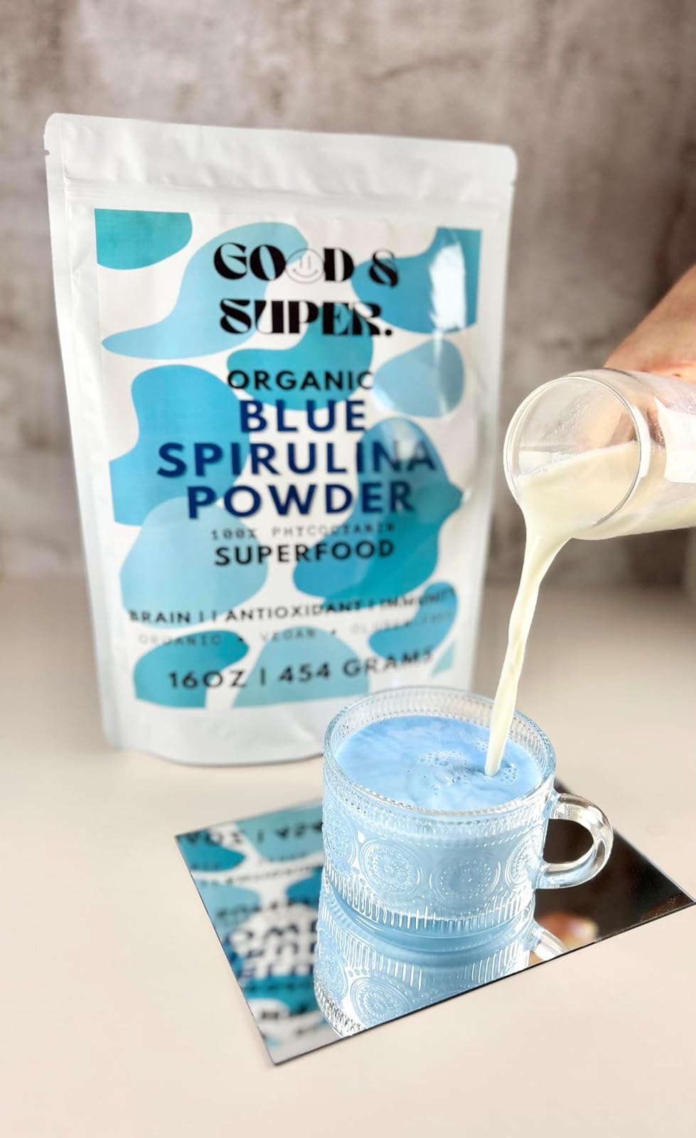 natural energy boost spirulina powder