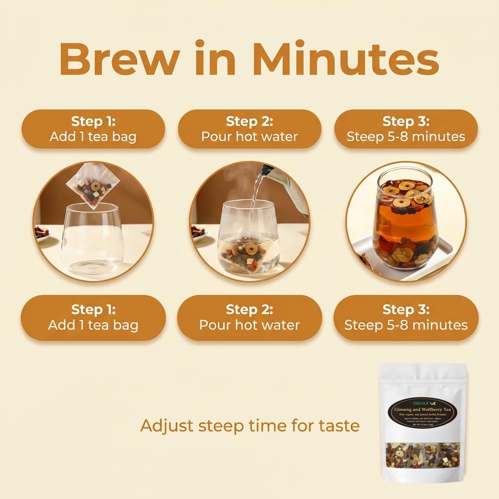Natural energy boost tea