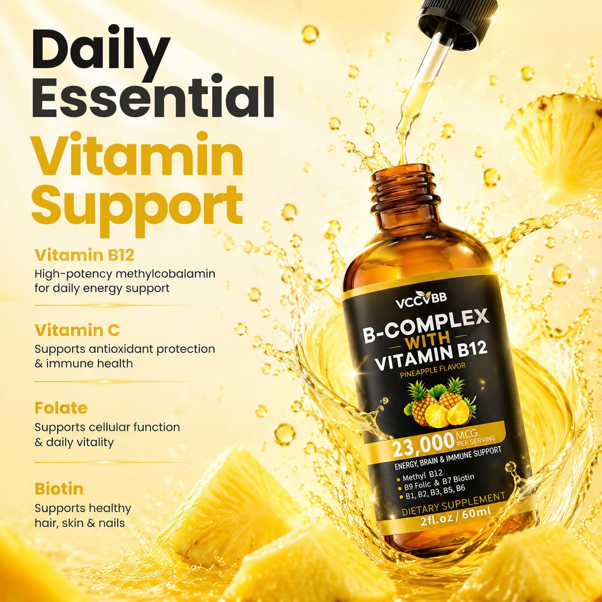 natural energy boost vitamin B12 drops