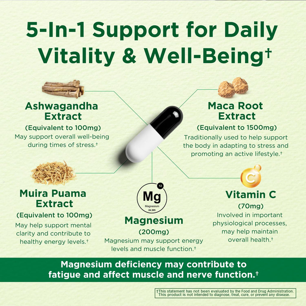 natural energy boost vitamin capsules