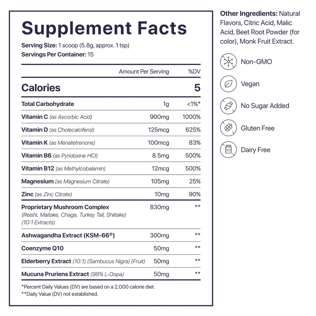 natural energy boost vitamin drink