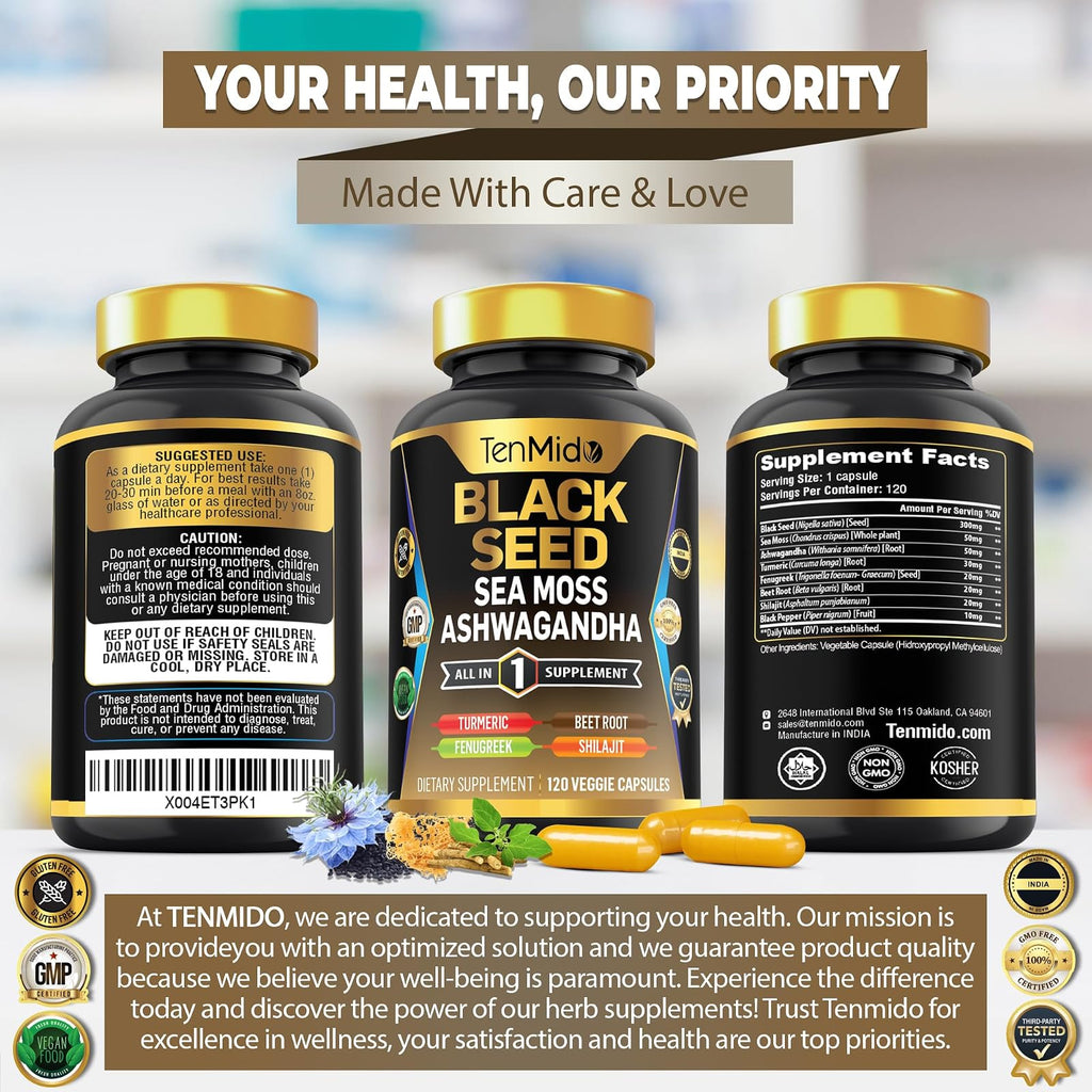 Natural energy boost with 8-in-1 formula