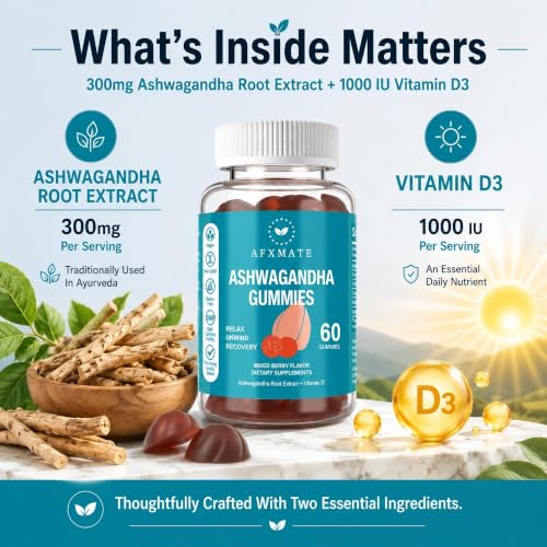 Natural energy boost with AFXMate gummies