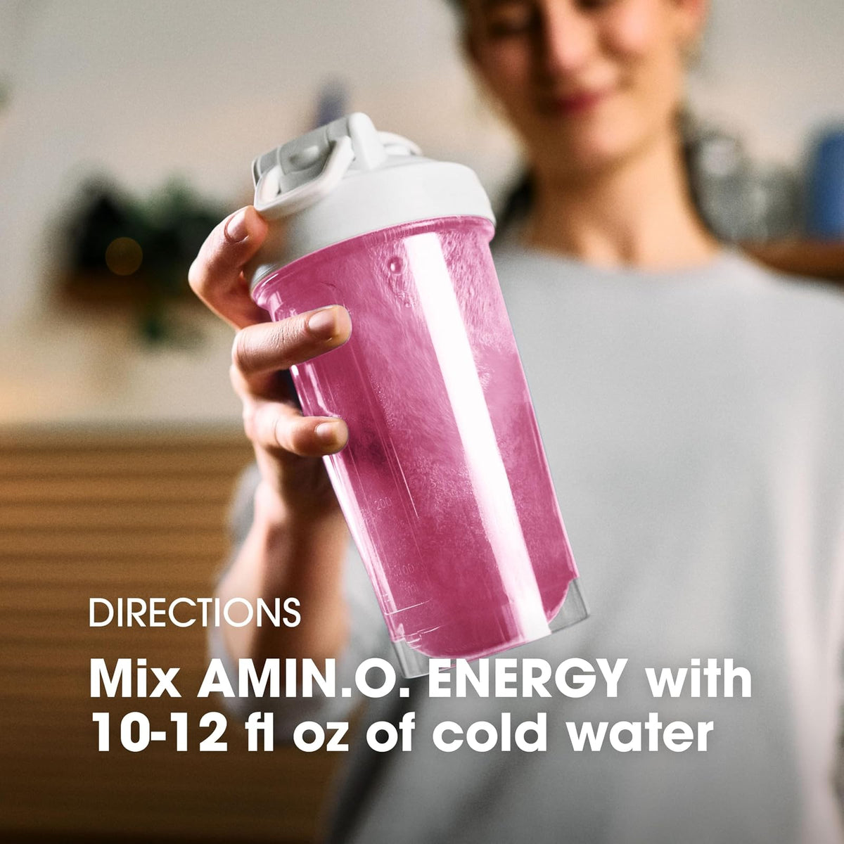 Natural energy boost with amino acids
