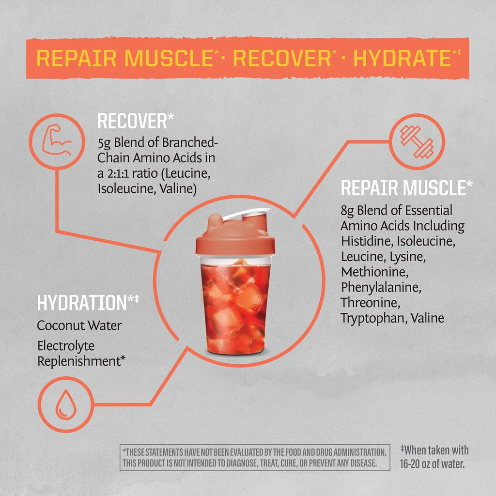 Natural energy boost with amino acids