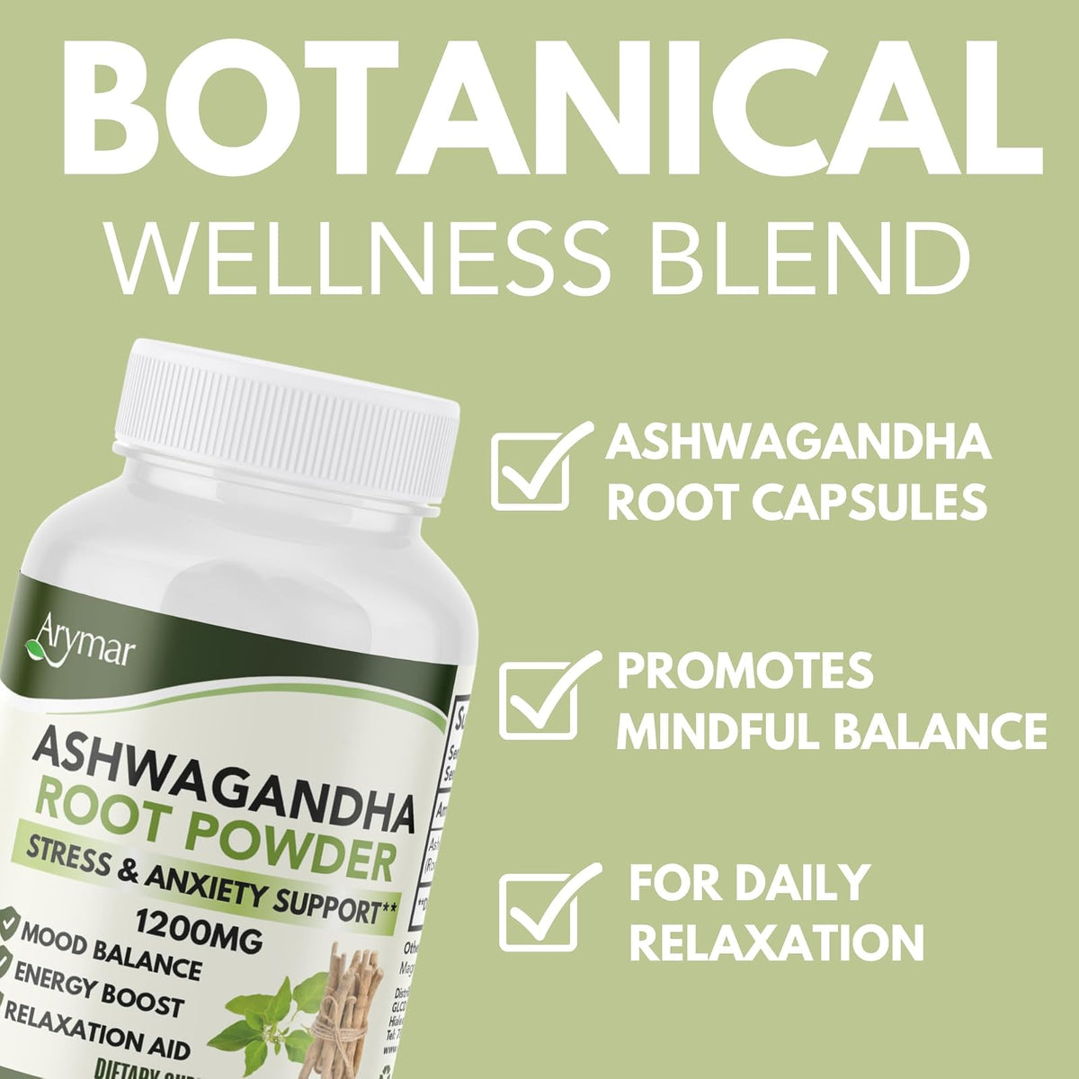 Natural energy boost with Arymar Ashwagandha