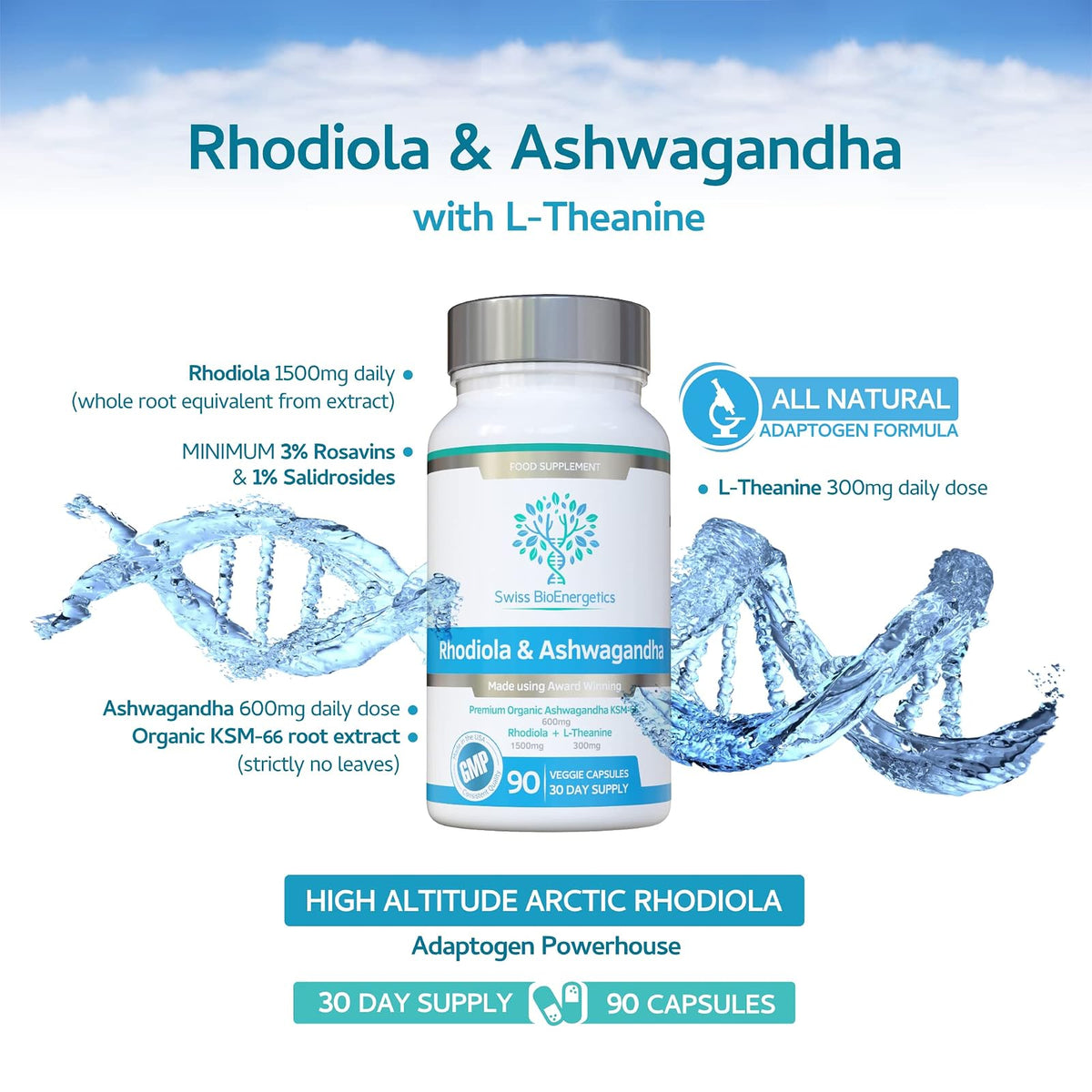 natural energy boost with ashwagandha and rhodiola
