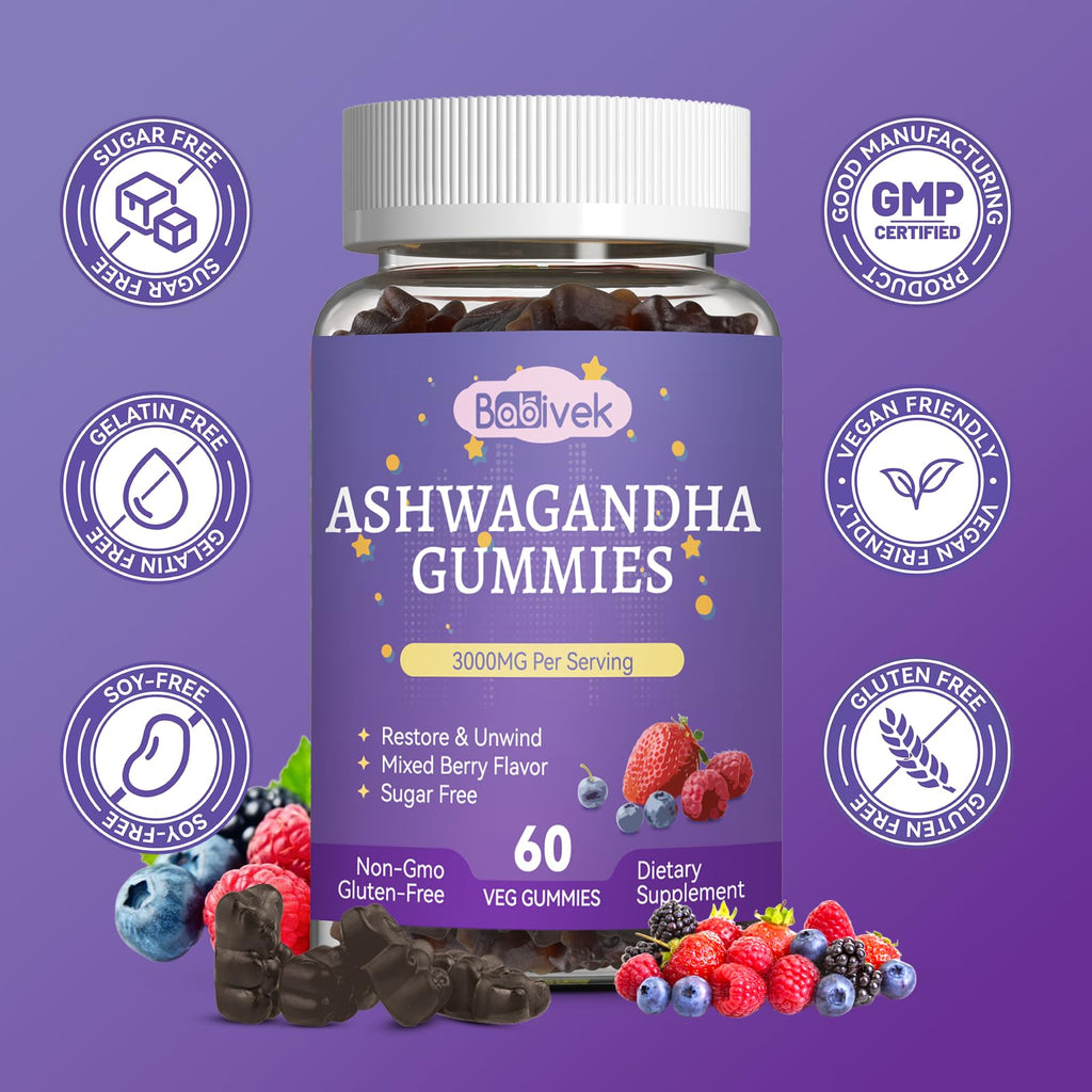 Natural energy boost with Ashwagandha gummies