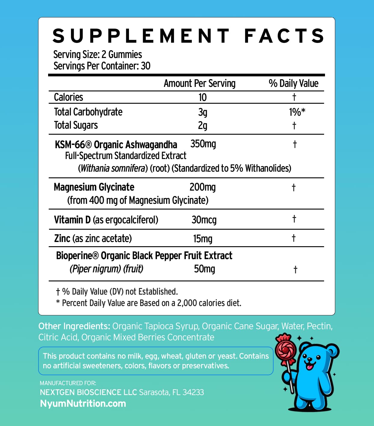 Natural energy boost with Ashwagandha gummies