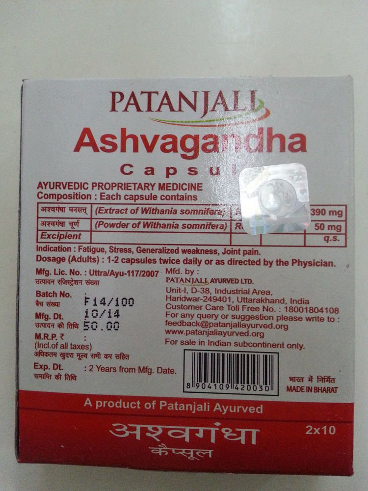 Natural energy boost with ashwagandha