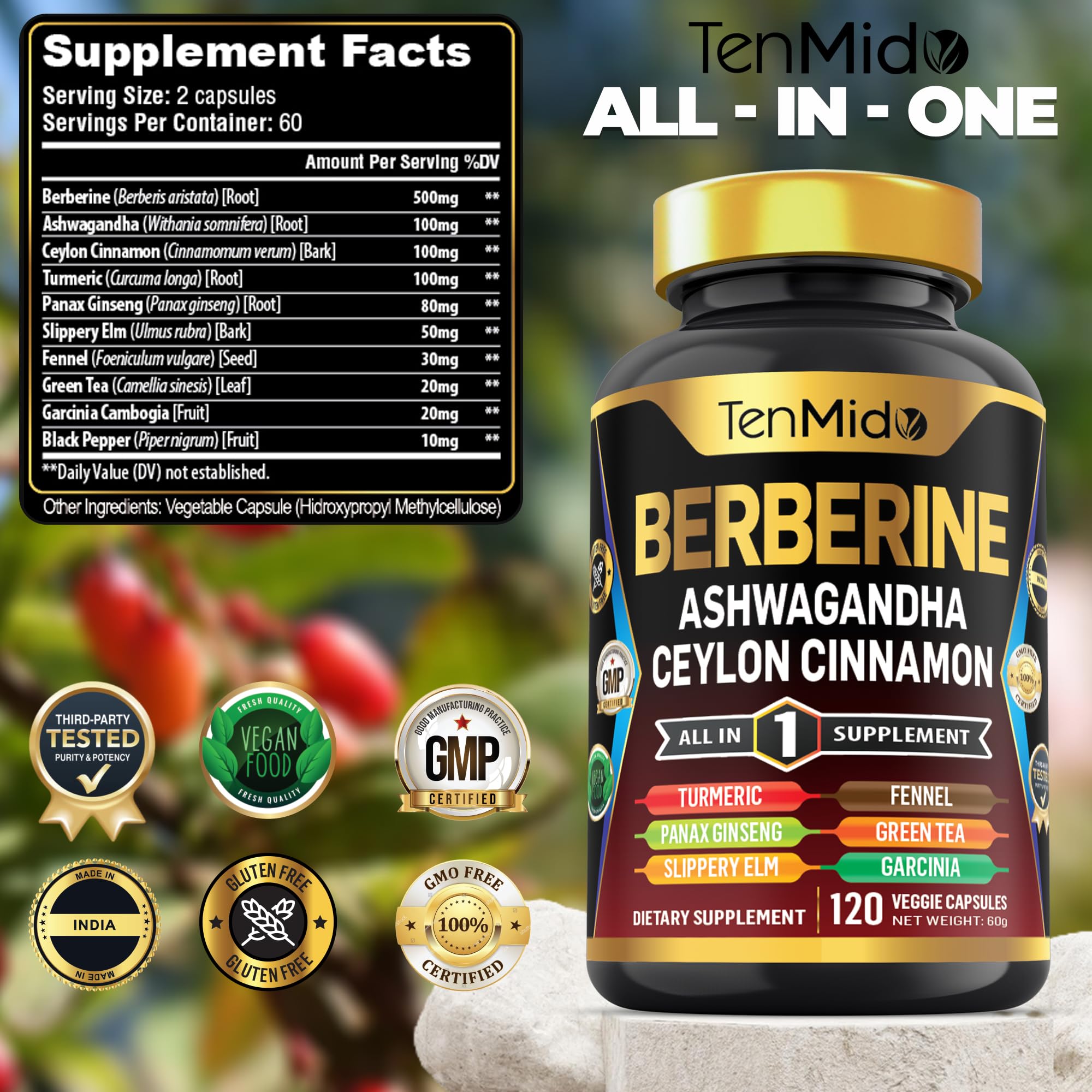 Natural energy boost with ashwagandha