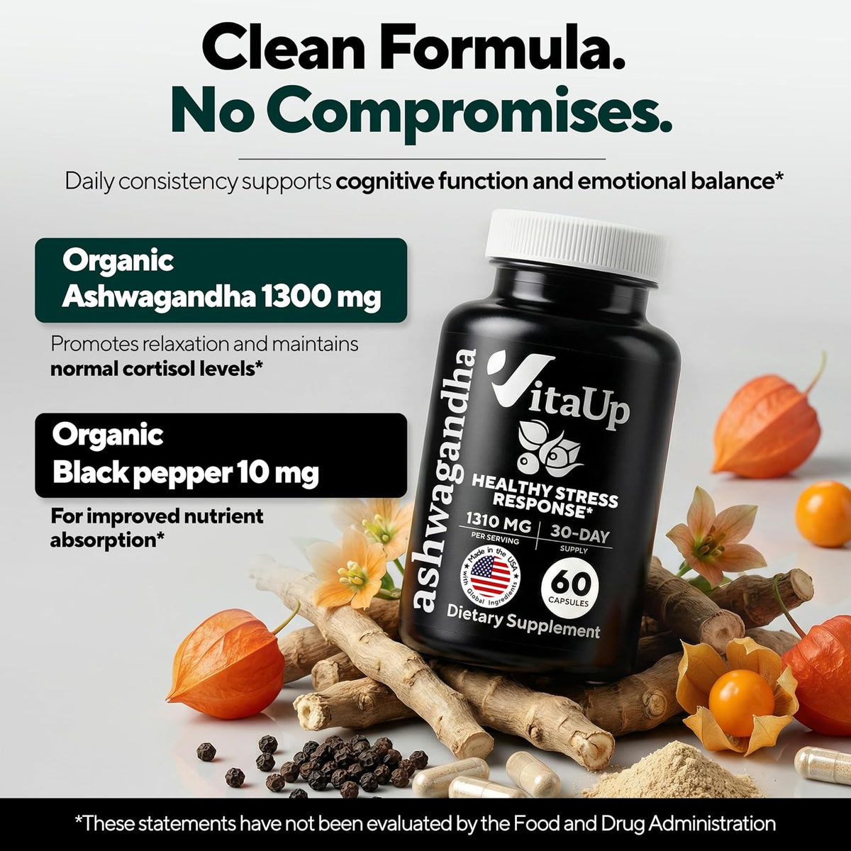 Natural energy boost with ashwagandha