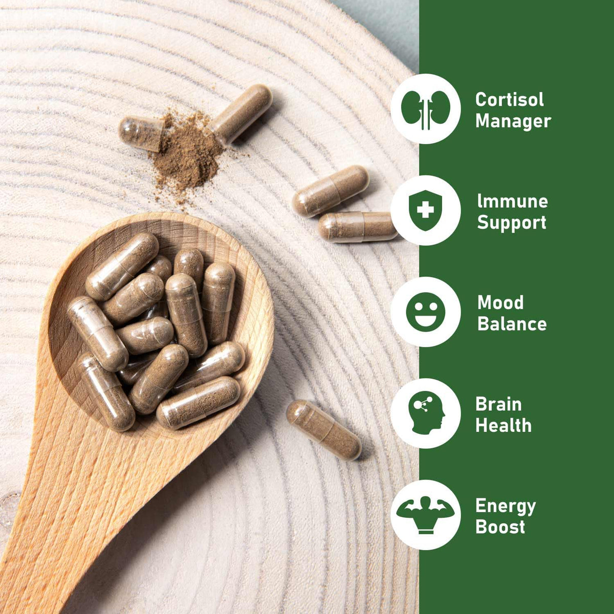 Natural energy boost with ashwagandha