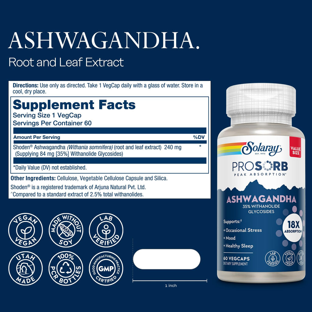 Natural energy boost with ashwagandha