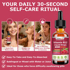 Natural energy boost with B12 drops