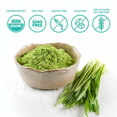 natural energy boost with barley grass powder