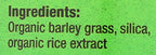 natural energy boost with barley grass
