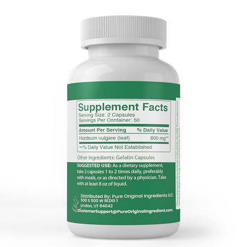 natural energy boost with barley grass