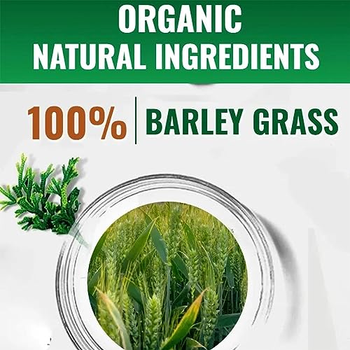 Natural energy boost with barley grass