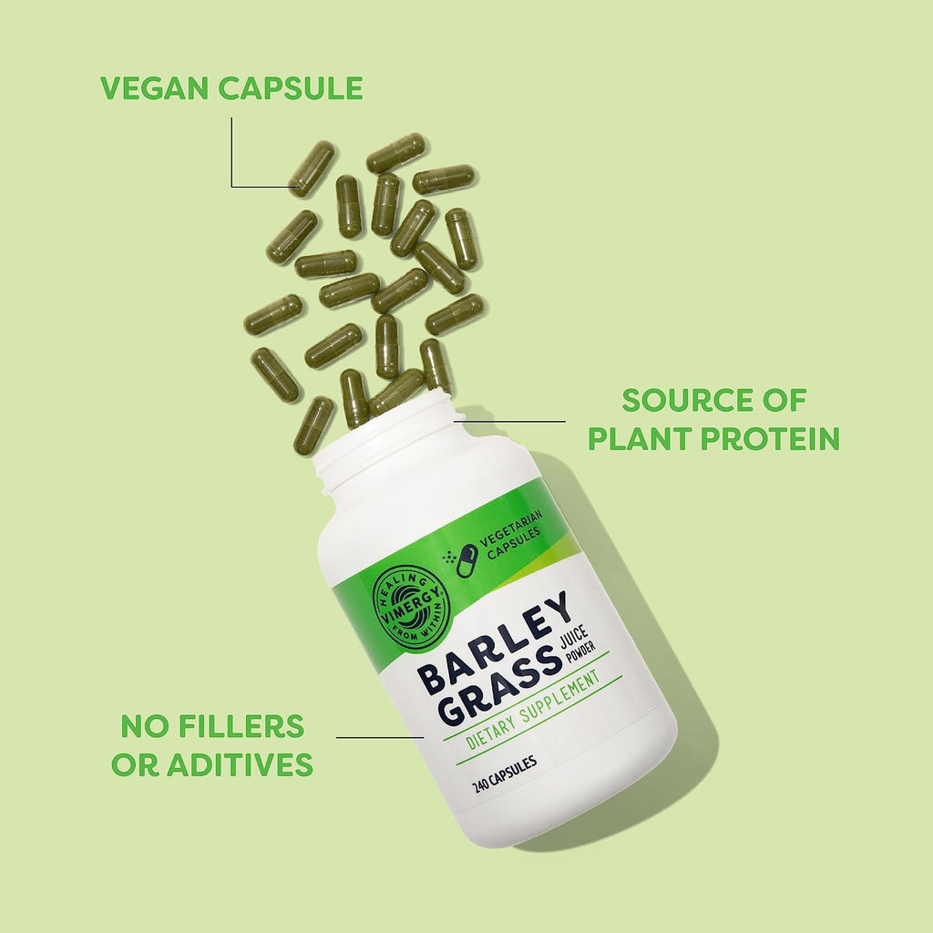 natural energy boost with barley grass