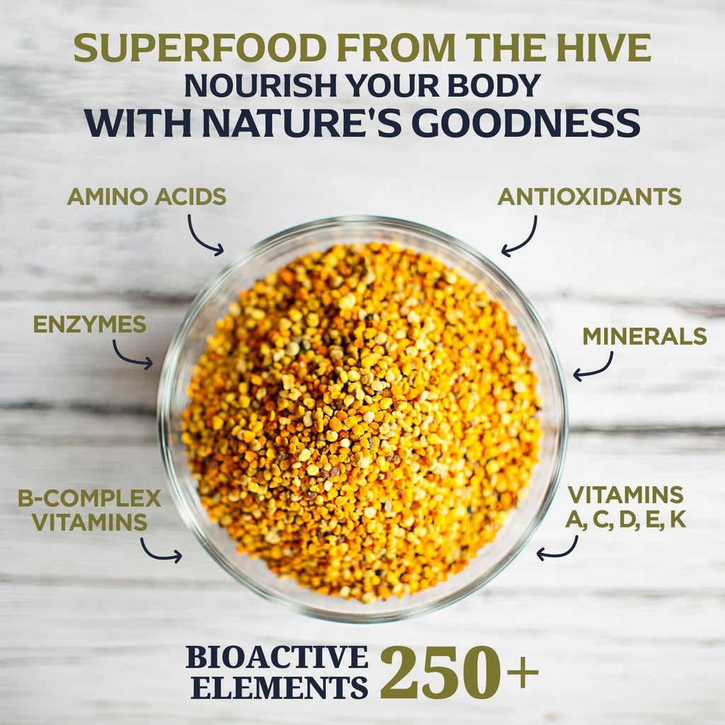 natural energy boost with bee pollen