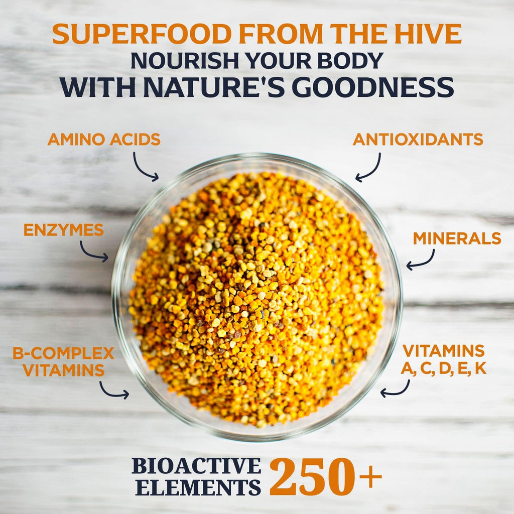 natural energy boost with bee pollen