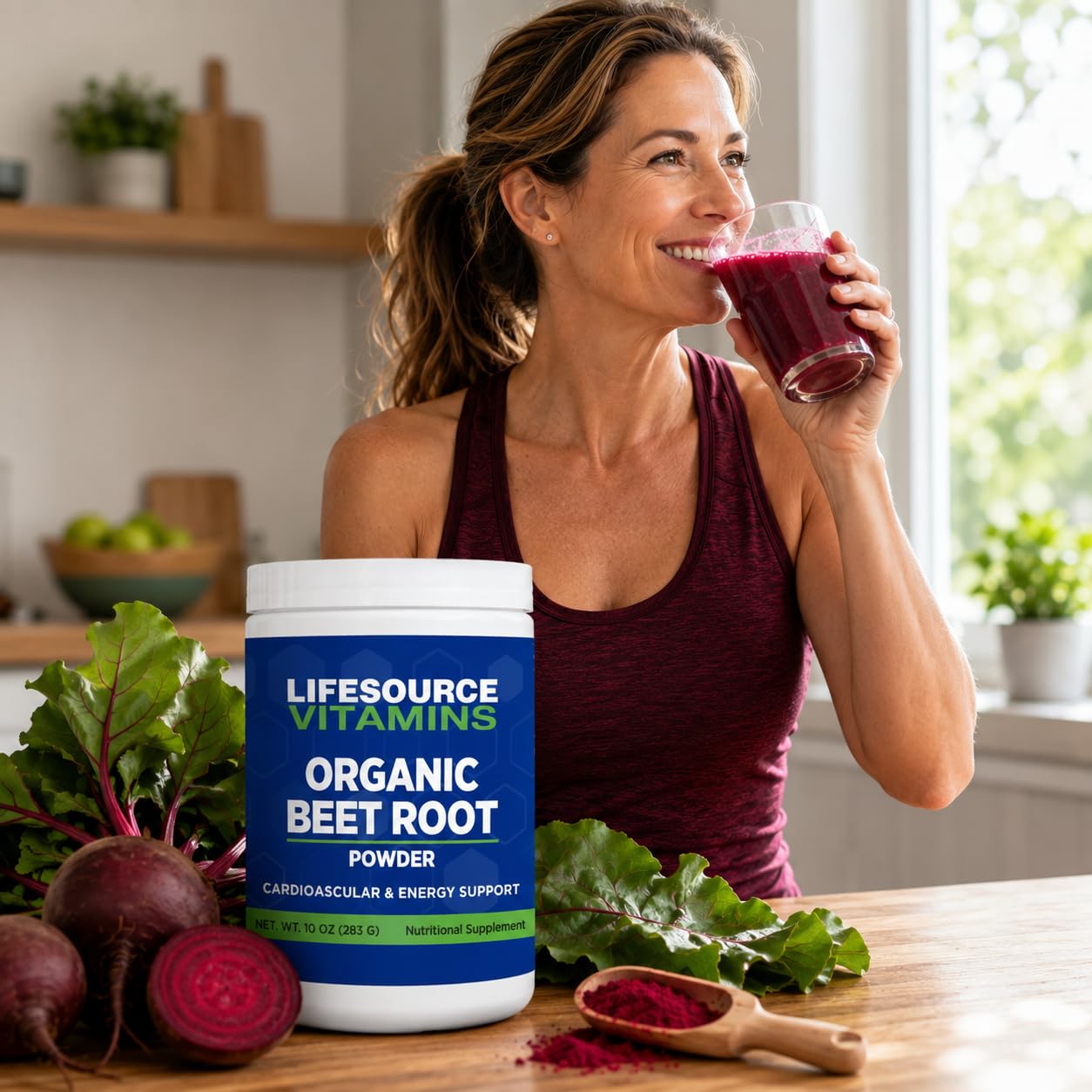 natural energy boost with beet powder