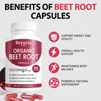 Natural energy boost with beet root