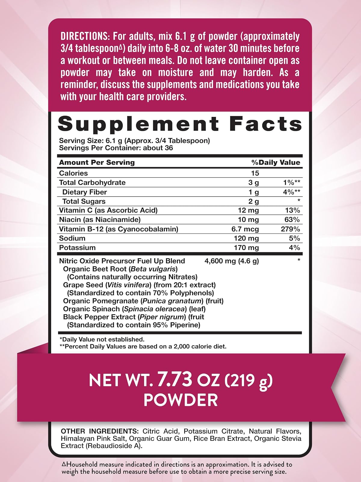 natural energy boost with beet root