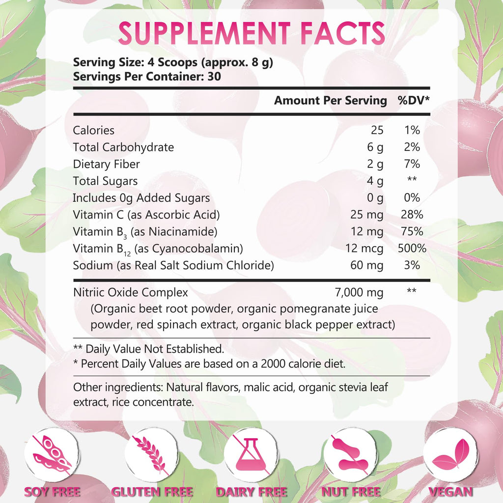 natural energy boost with beet root
