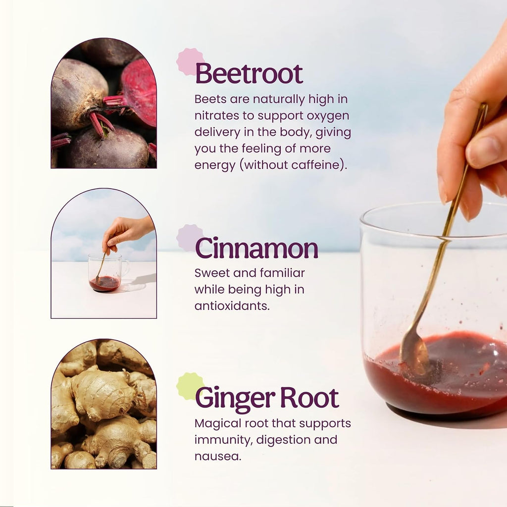 natural energy boost with beetroot blend