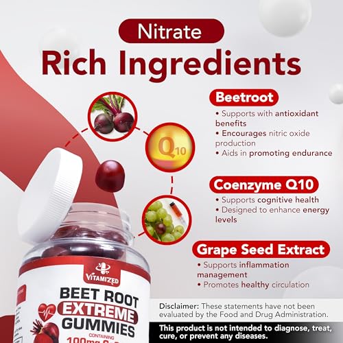 Natural energy boost with beetroot gummies