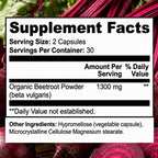 Natural energy boost with beetroot